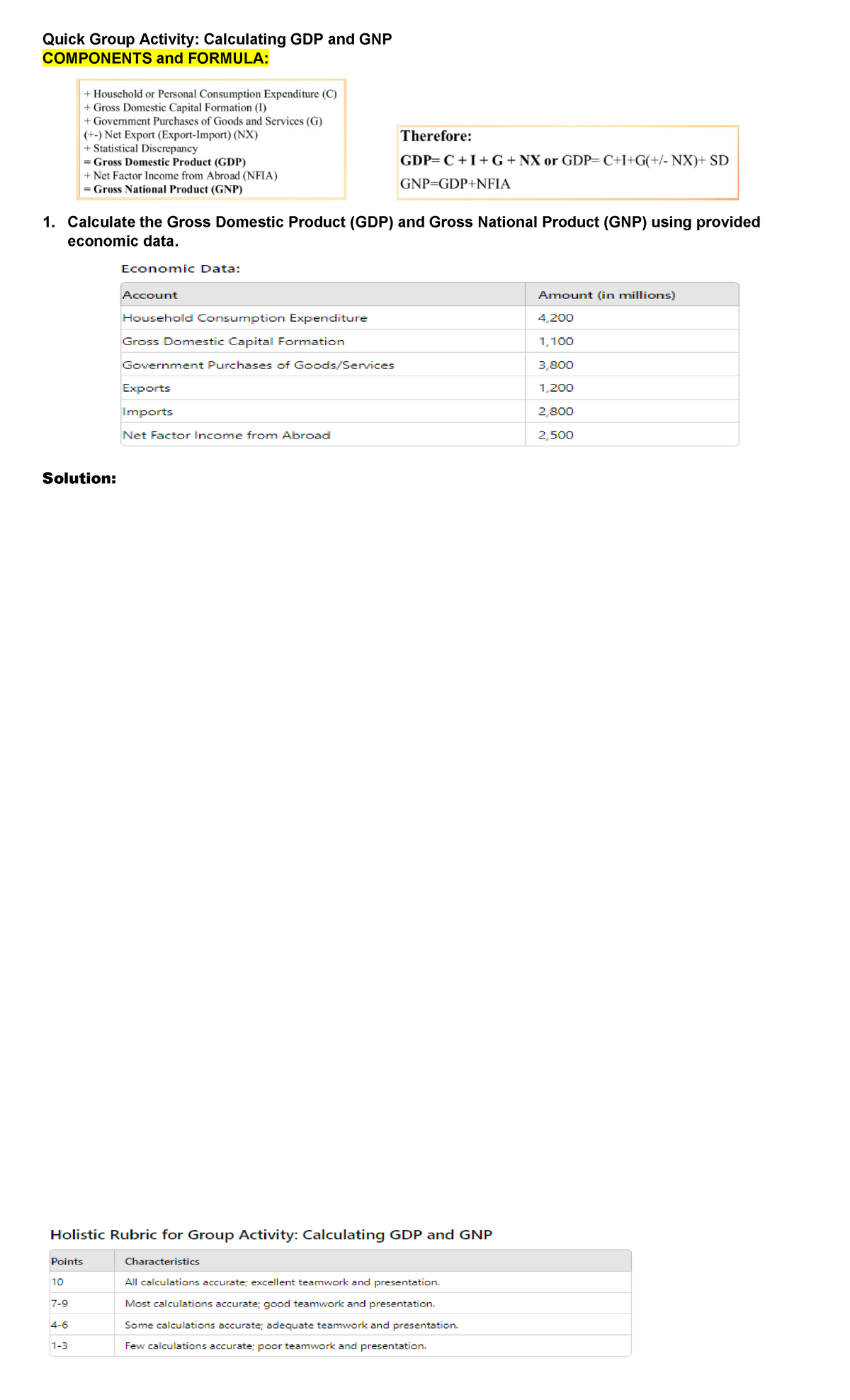 BPA group activity for demo - Intermediate Macroeconomic Analysis ...