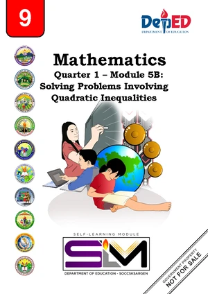 Q1 Mathematics 9 Module 4 - Mathematics Quarter 1 – Module 4 ...