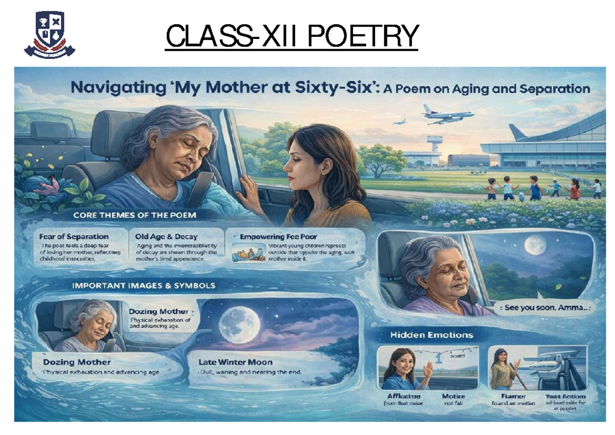 XII English Poetry - Analyzing Themes of Aging, Peace, and Poverty ...