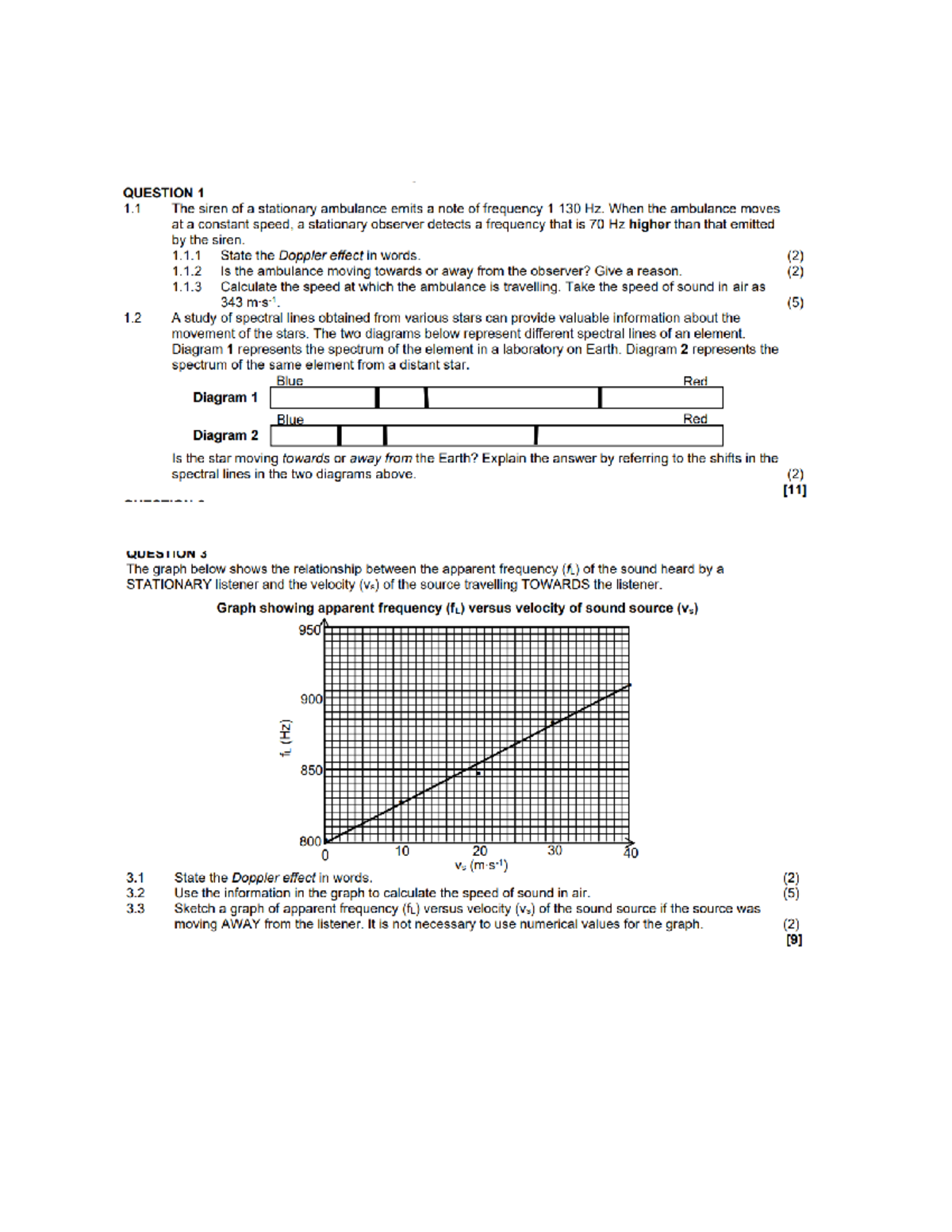 Doppler Effect Study Guide 2024: Frequency Shifts & Calculations - Studocu