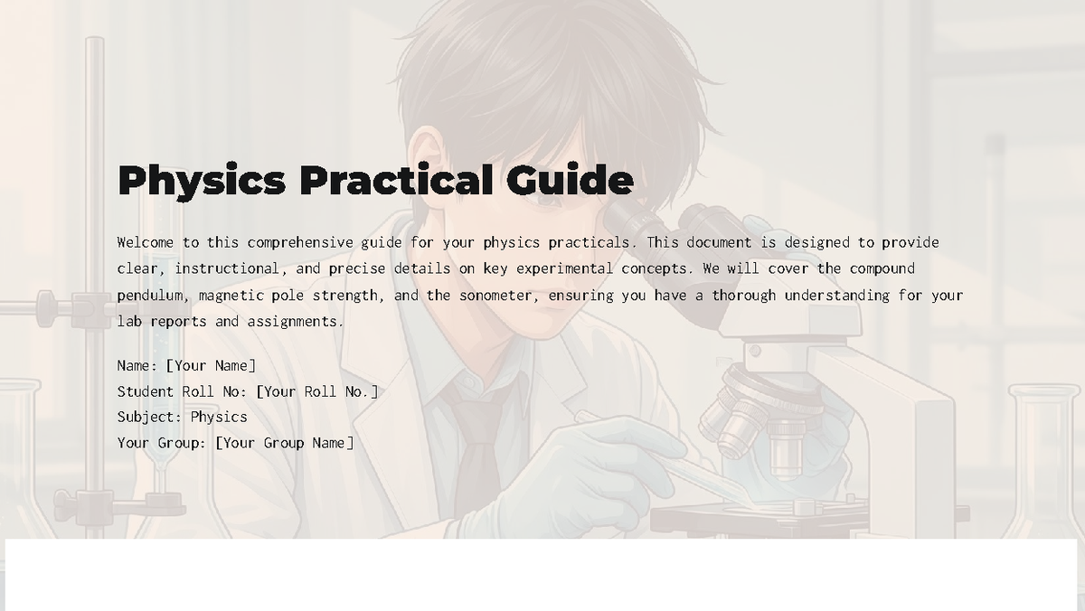 Applied Physics Practical Guide: Key Concepts & Experiments - Studocu