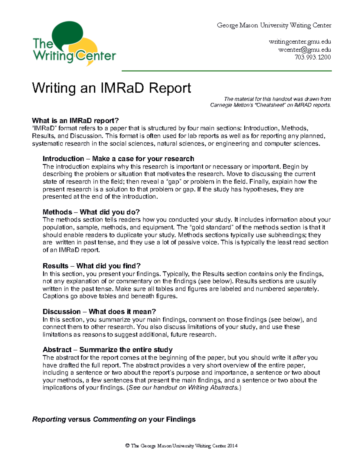 IMRaD Report Structure: A Comprehensive Overview for Research-II - Studocu