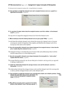 AP Microeconomics Review - Include correctly labeled diagrams, if useful or required, in ...