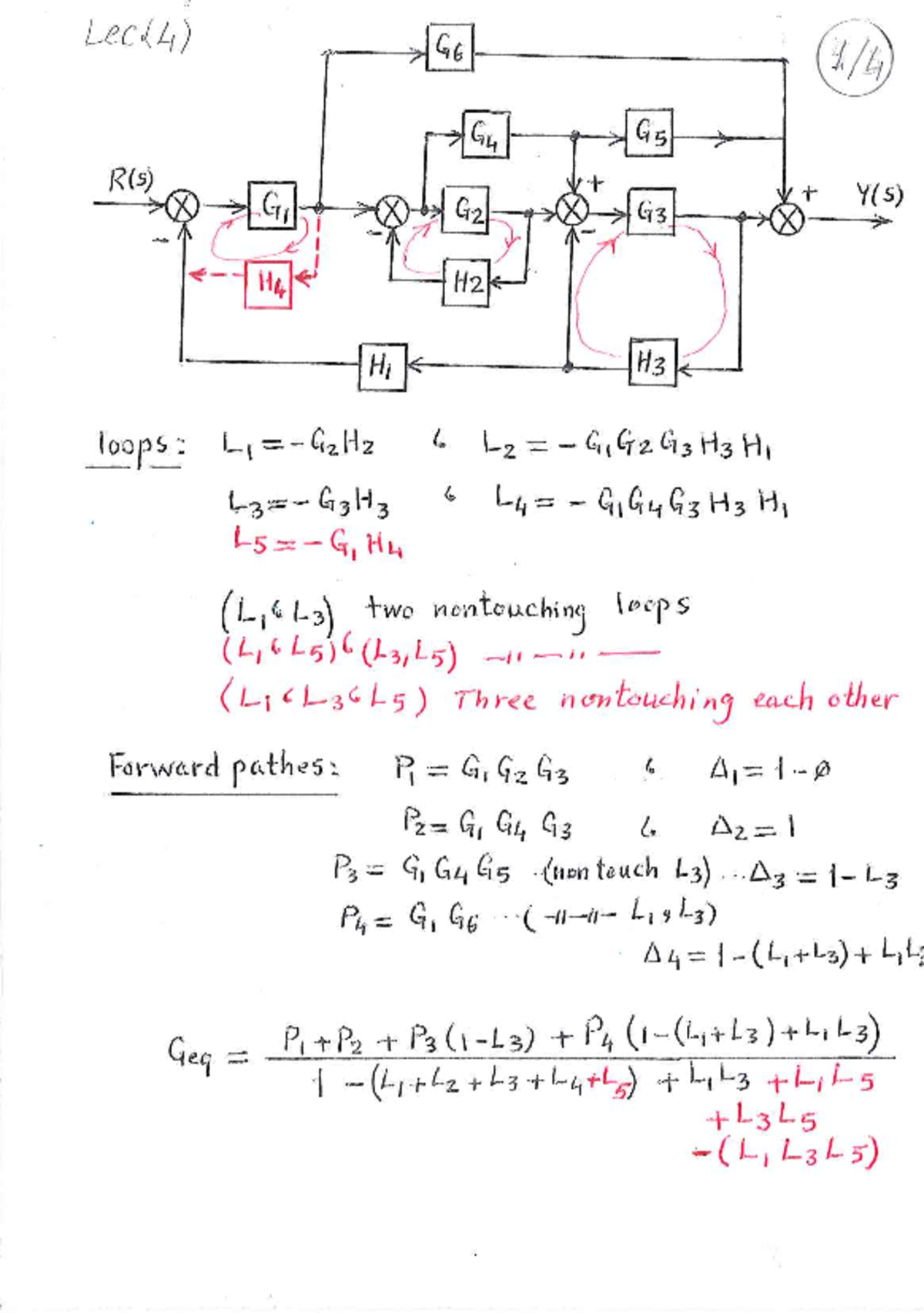 Lec(4) Block Diagram & System Response with Disturbance Analysis - Studocu