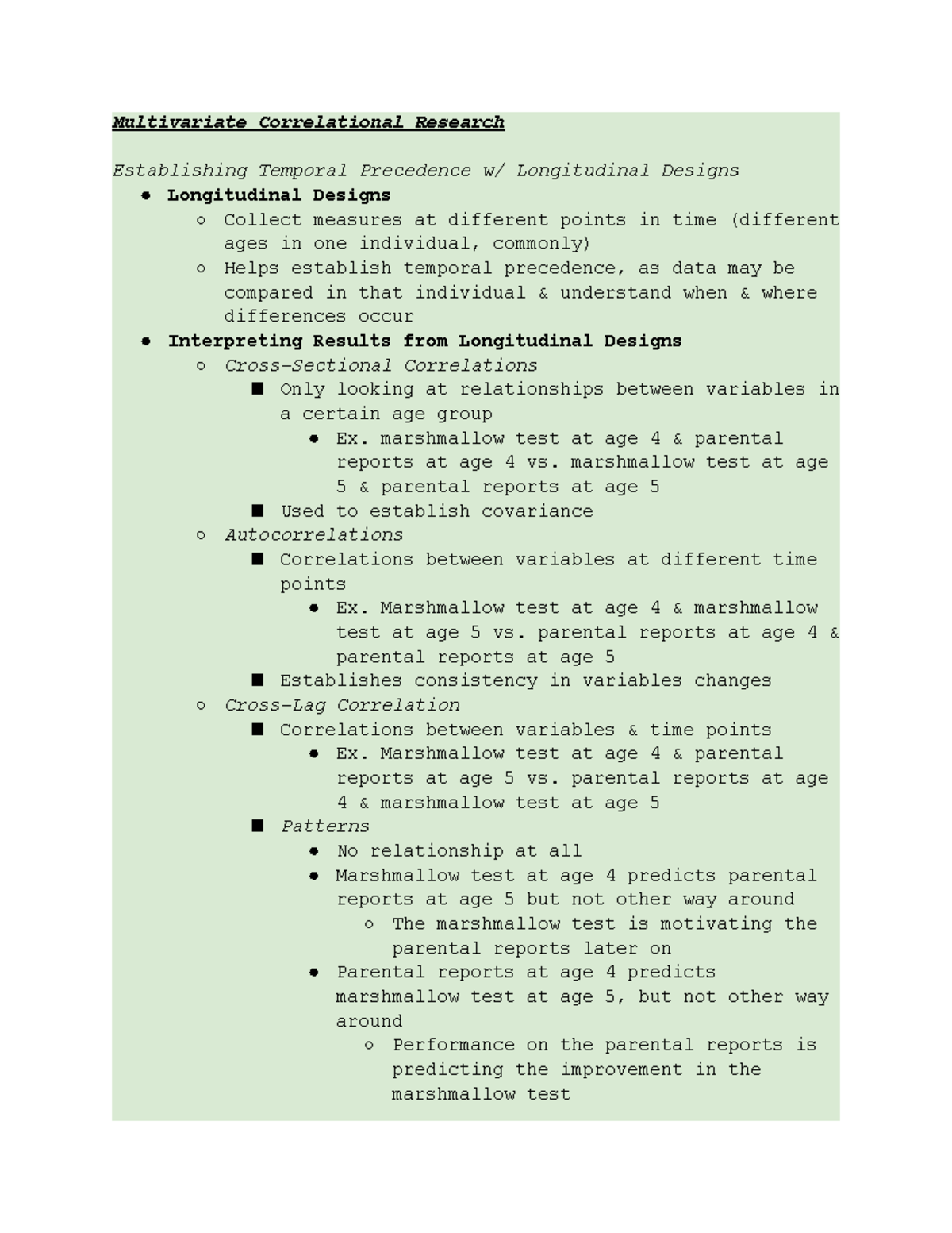 Chapter 9: Multivariate Correlational Research - Multivariate ...