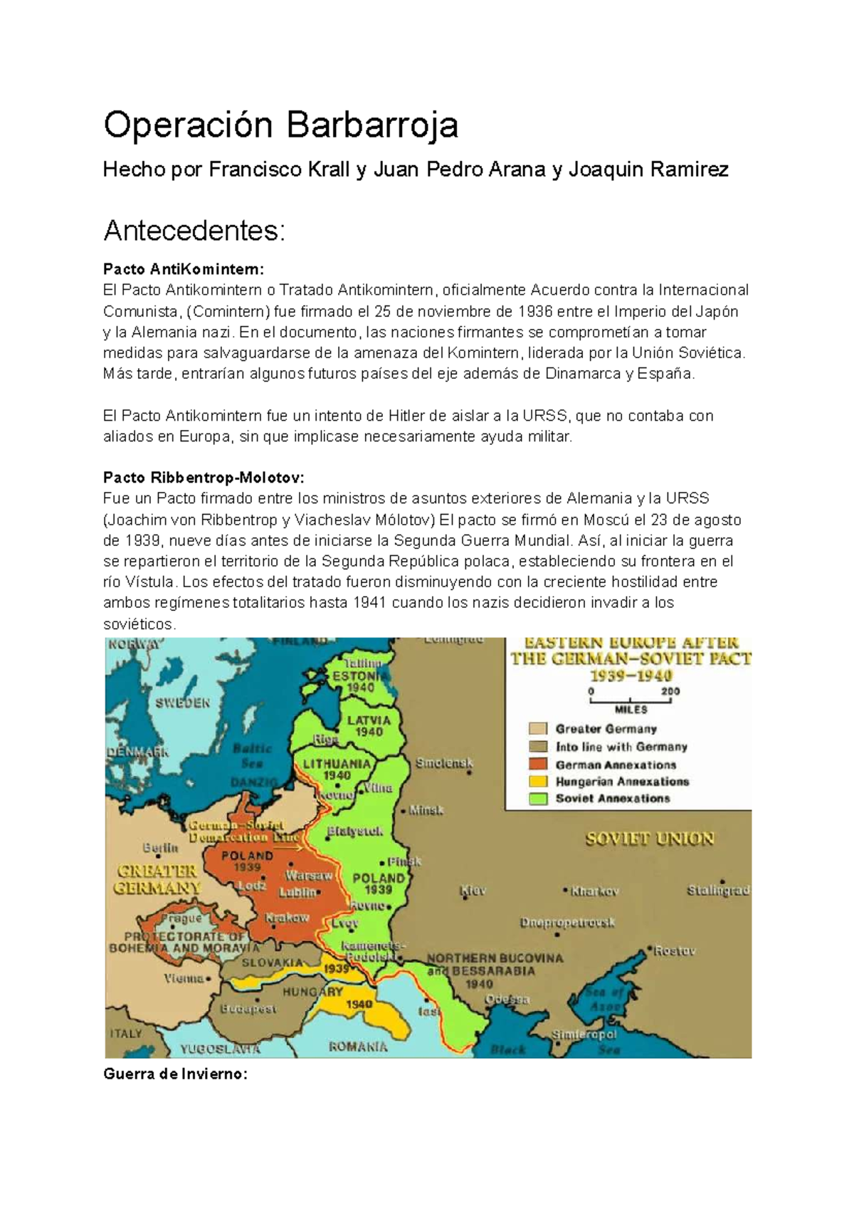 Operación Barbarroja: Análisis de la Campaña Nazi en la URSS - Studocu