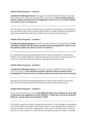 [Solved] Explain what your biggest takeaway was from this course ...