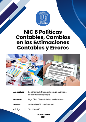 CASO 1 NIC 19 Y 37 - nicc y niff - NIC 19- PROVISIÓN DE VACACIONES CASO ...