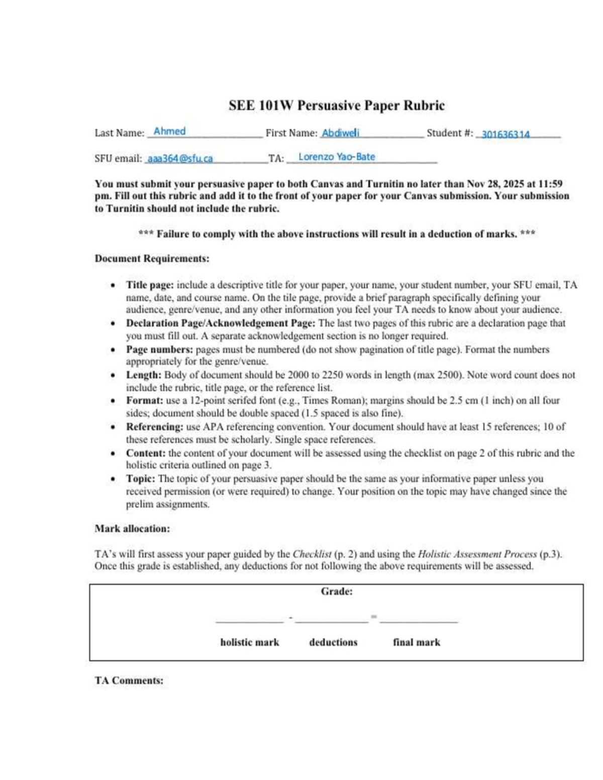 Persuasive Paper on Hydraulic Fracturing Regulations in BC (ENVS 401 ...