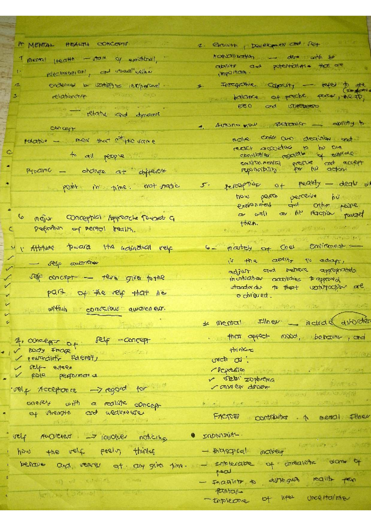 Psych 860: Mental Health Concepts and Crisis Management Notes - Studocu