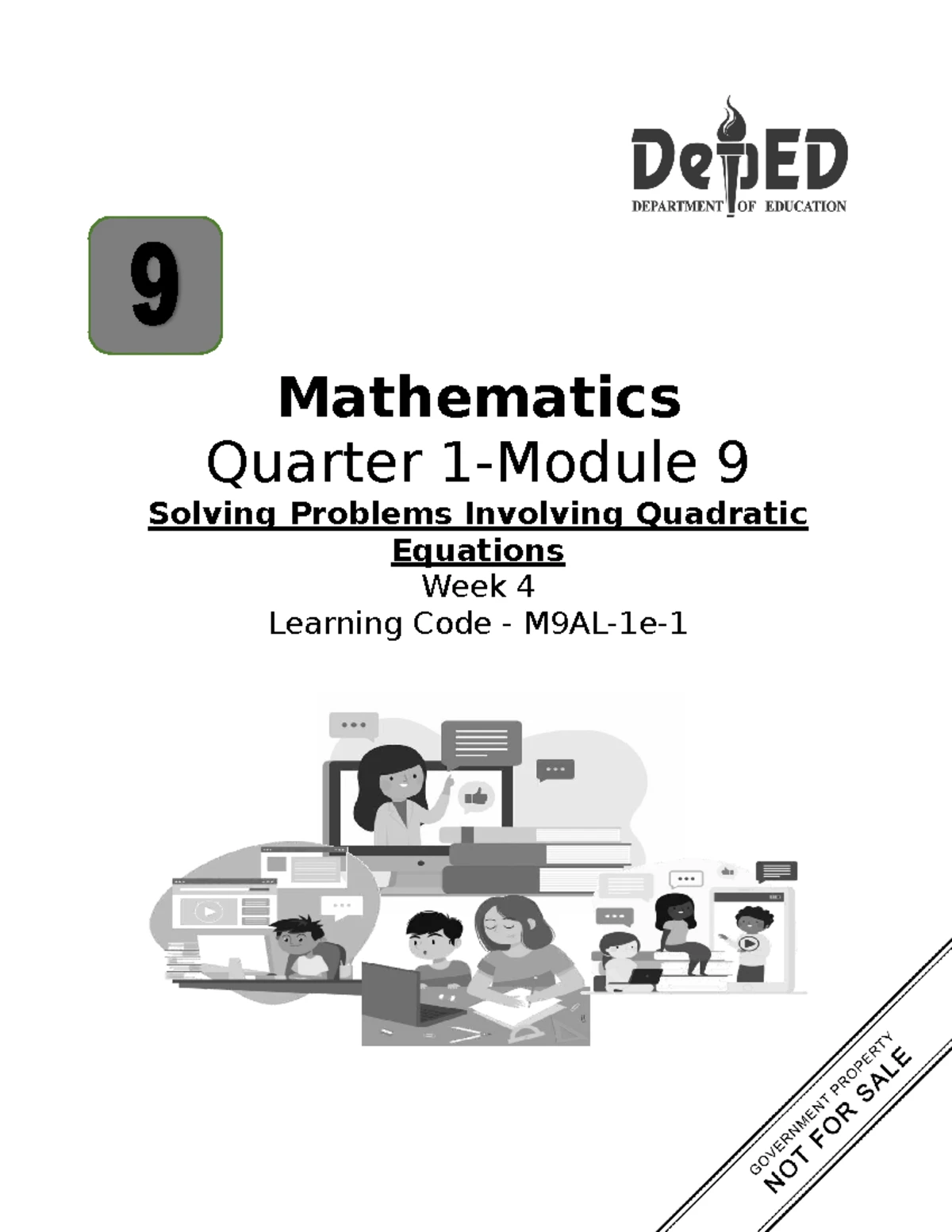 Math9 Quarter 1 Module 6 Final-V3-1 - Mathematics Quarter 1-Module 6 ...