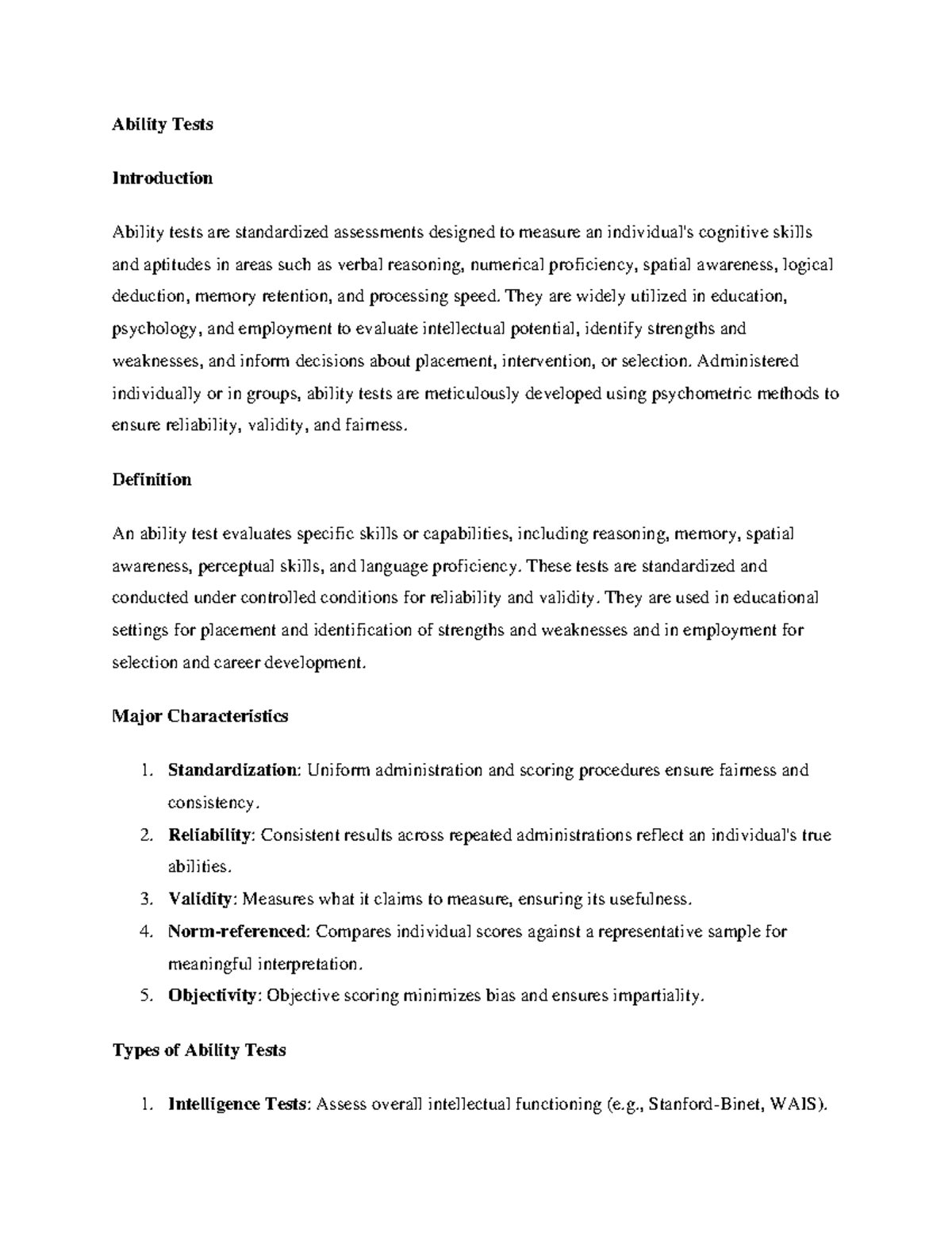 SPM - Understanding Ability Tests and the Standard Progressive Matrices ...