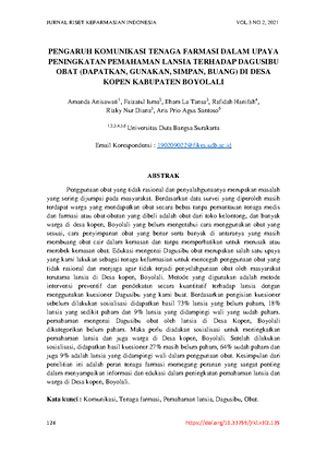 BAB 1 Sediaan Elixir: Pengertian dan Contoh Penggunaan PCT - Studocu