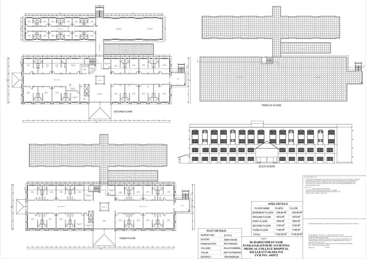 Civil 02 - Plan of Ayurveda College Building Layout - Studocu