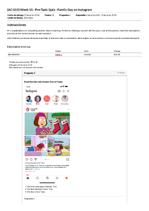 📖 Week 05 - Pre-Task: Vocabulary Unit 1 - Time to Practice 2! - Nota 20 ...