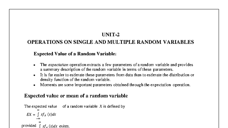 Ptsp 2 3 4 units - ............. - N N UNIT- 2 OPERATIONS ON SINGLE AND ...