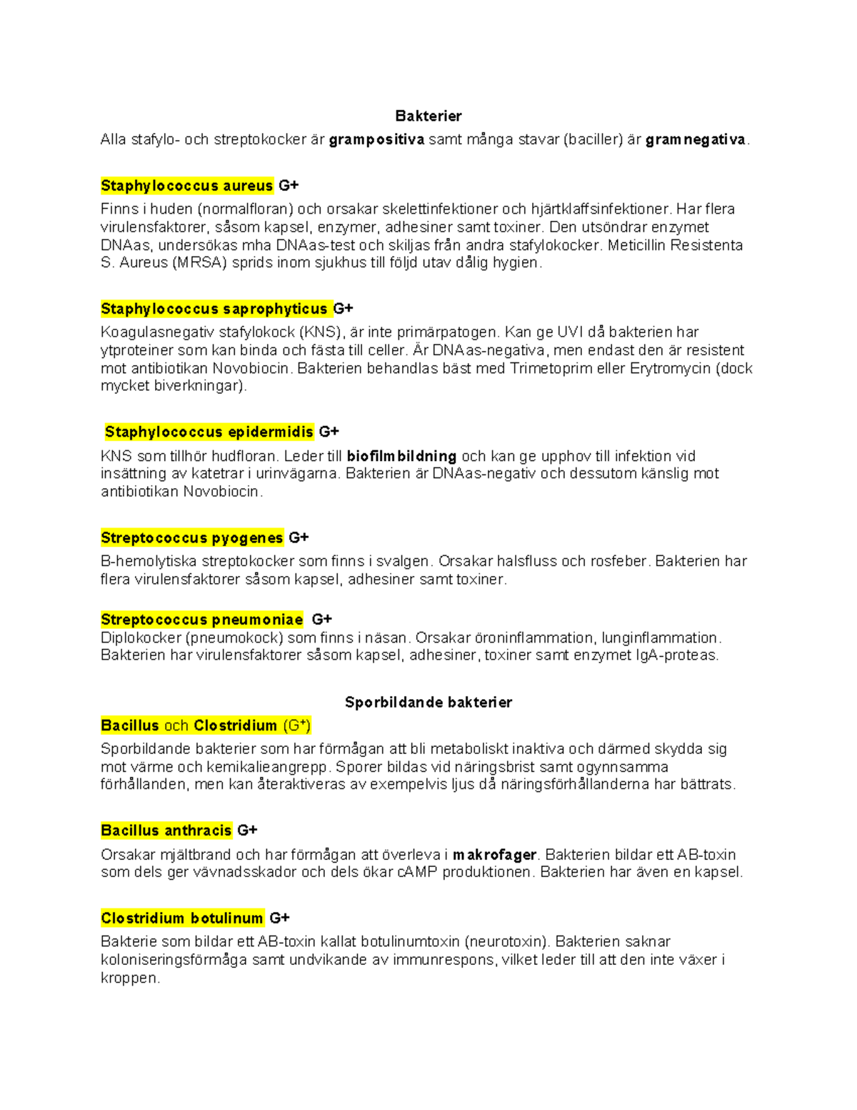 Bakterier och Antibiotika: En Översikt av Grampositiva och Gramnegativa ...