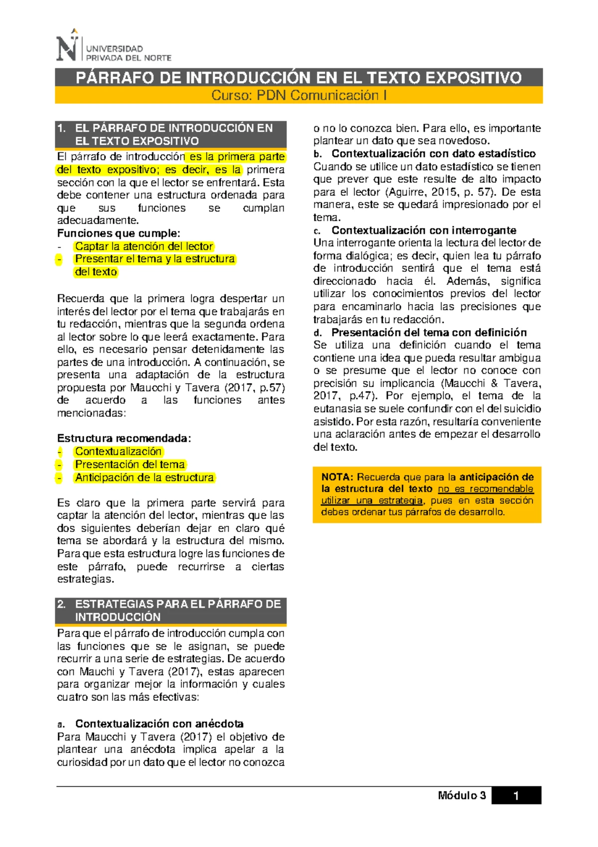 Tipos de Párrafos según la Ubicación de la Idea Principal: Guía ...