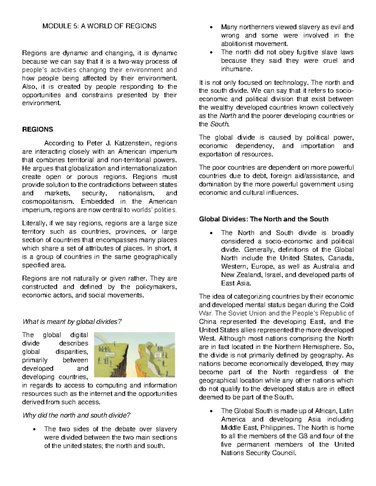 Module 1 - The Contemporary World - MODULE 1: THE CONTEMPORARY WORLD ...