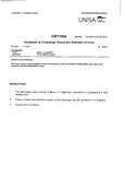 CMY1501 Practice materials - Unisa - Studocu