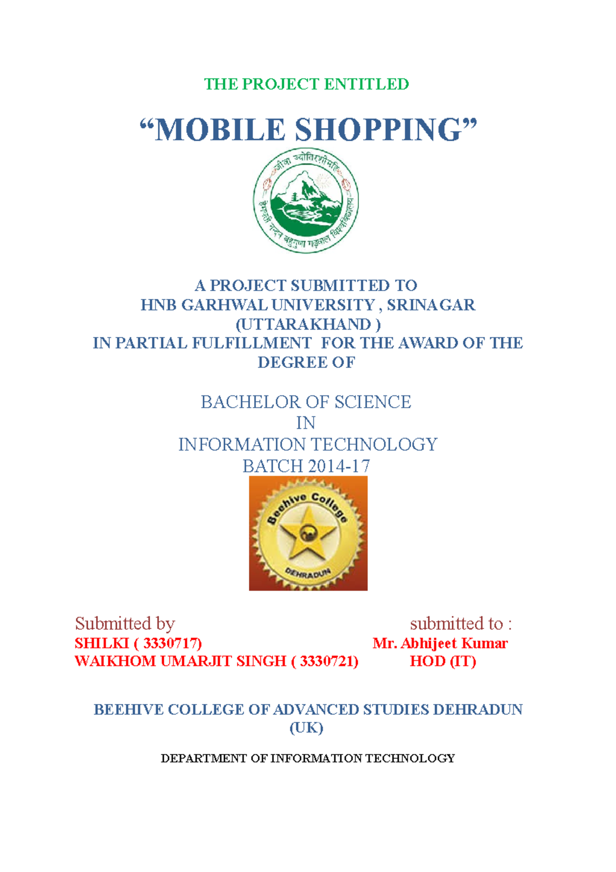 Mobile Shop Management System Documentation - BSc IT Project Report ...