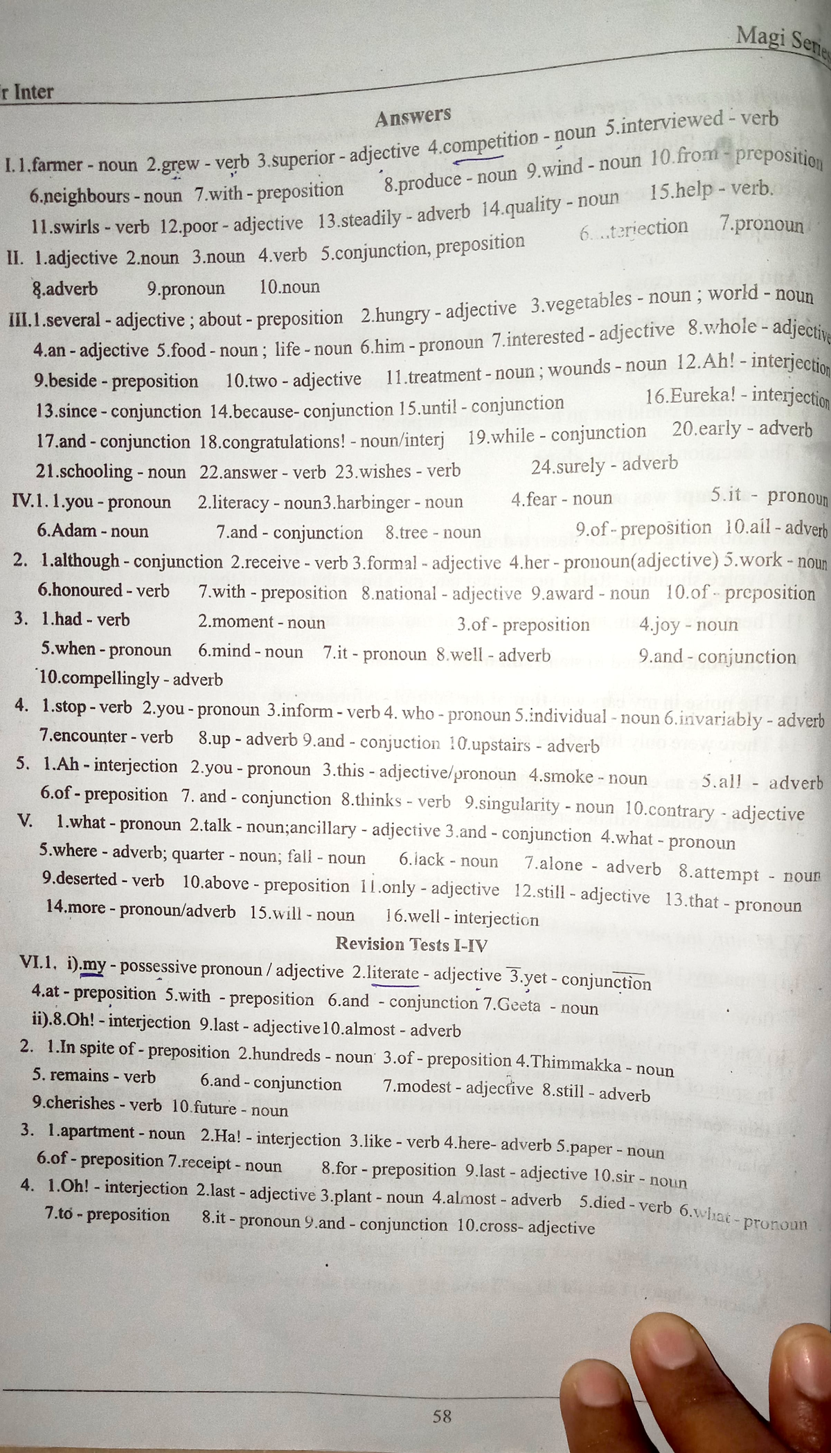 English I - Grammar and Vocabulary Revision Notes - Studocu