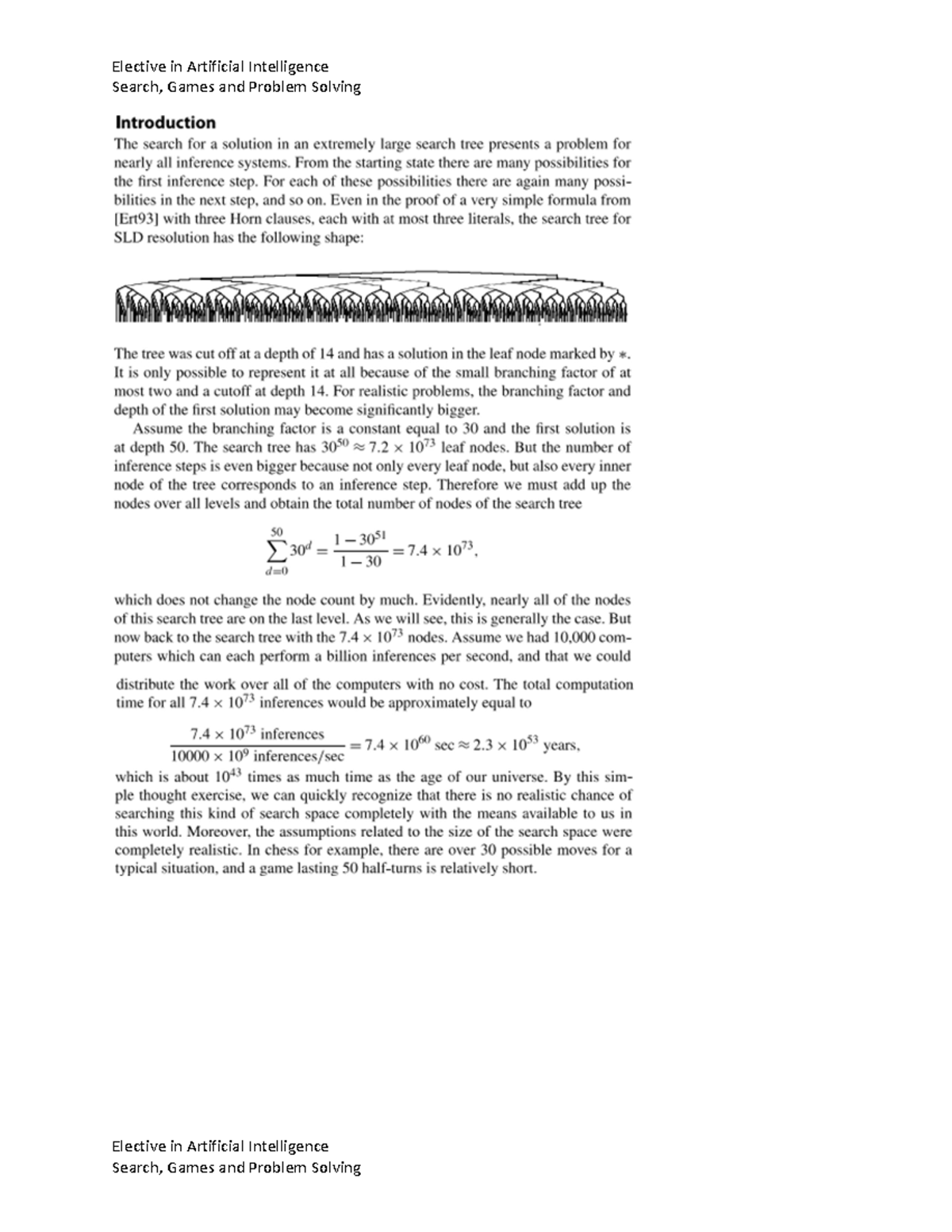 Module 3 - Search, Games and Problem Solving - Search, Games and Problem Solving Elective in ...