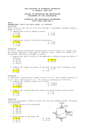 Weekly EXAM 1 - Practice problems - FALCON REVIEW CENTER F.A. CONDUCIVE ...