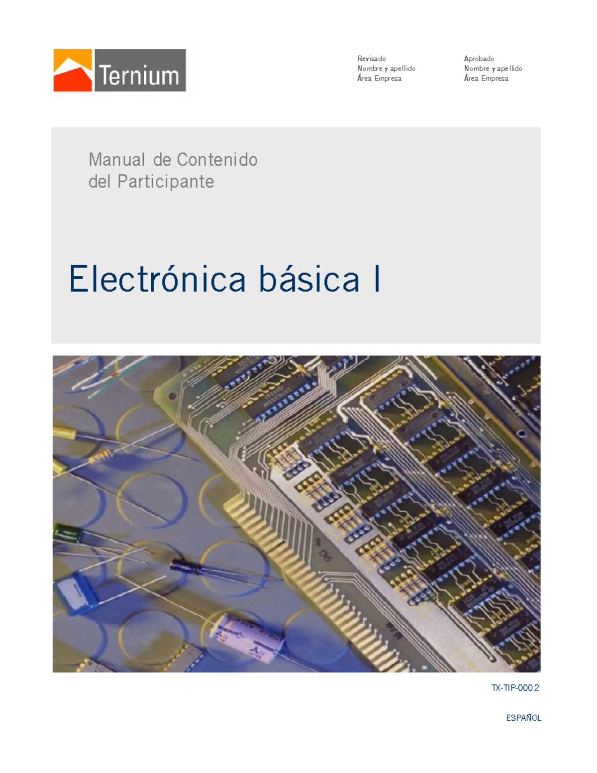 Manual de Electrónica Básica I - Contenido y Conceptos Clave - Studocu