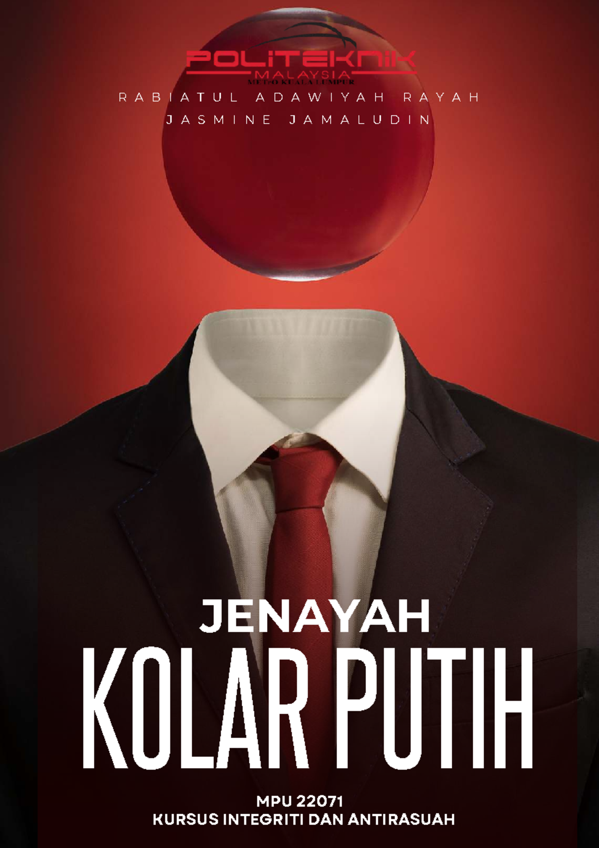 MPU 22071: Jenayah Kolar Putih - Analisis dan Kesimpulan - Studocu