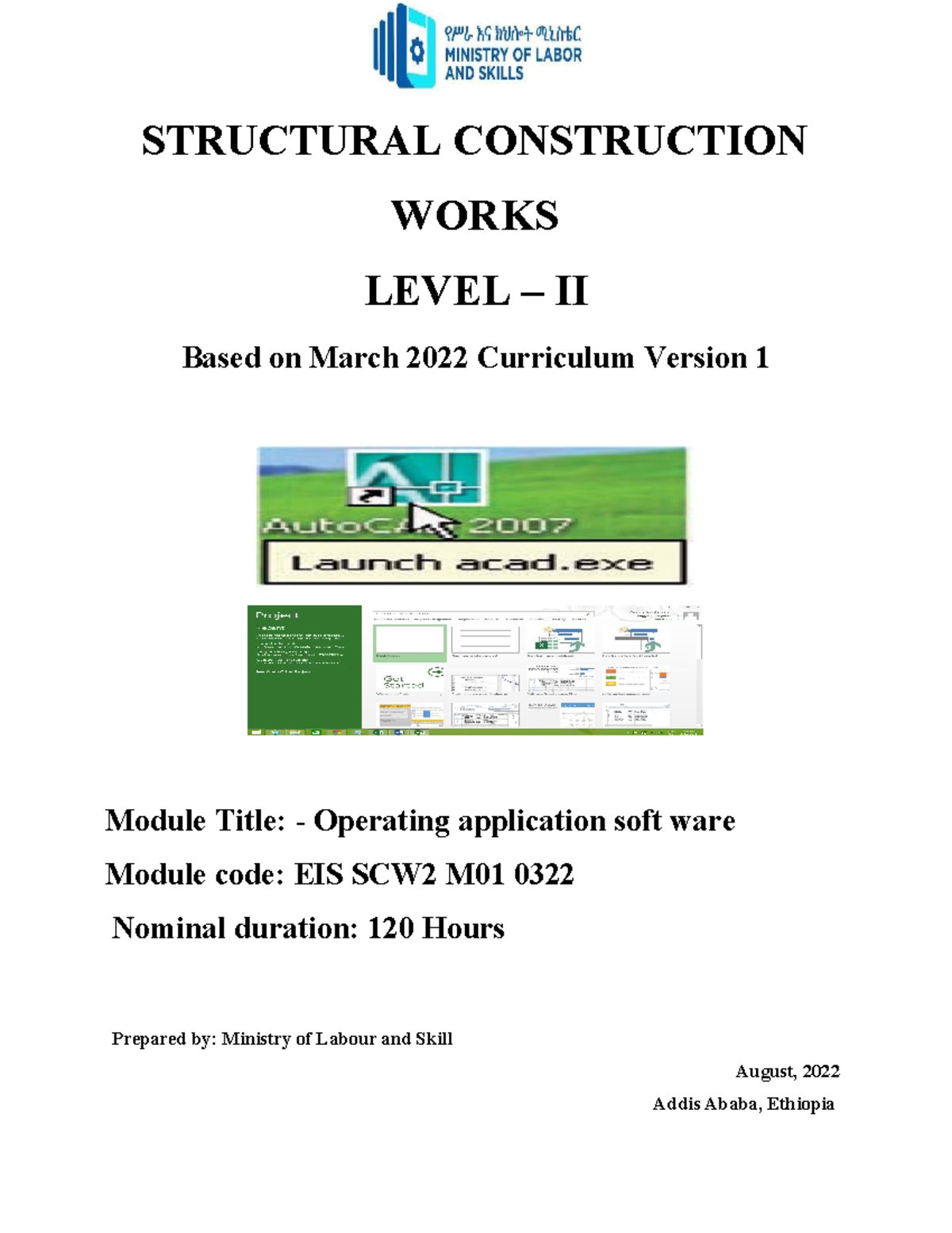 Operating Application Software - EIS SCW2 M01 0322 Module Guide - Studocu