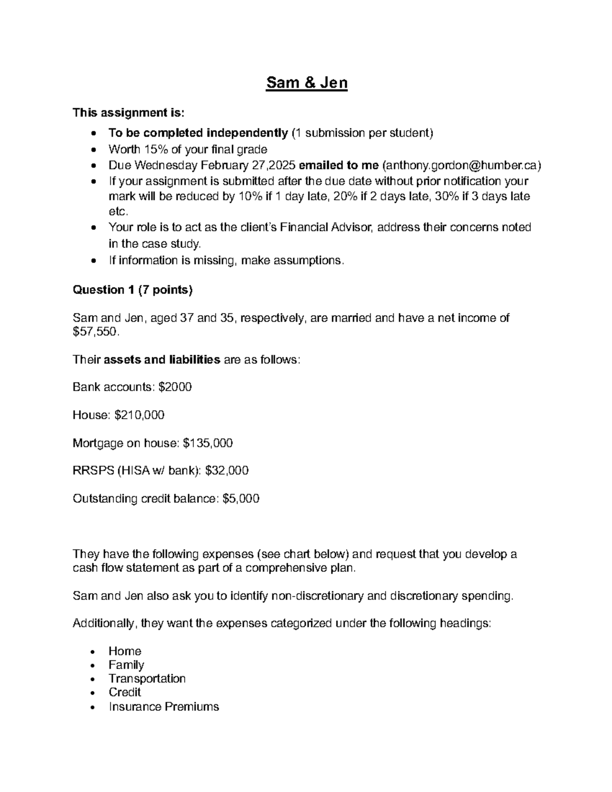 Financial Advisory Case Study: Sam & Jen's Divorce and Cash Flow ...