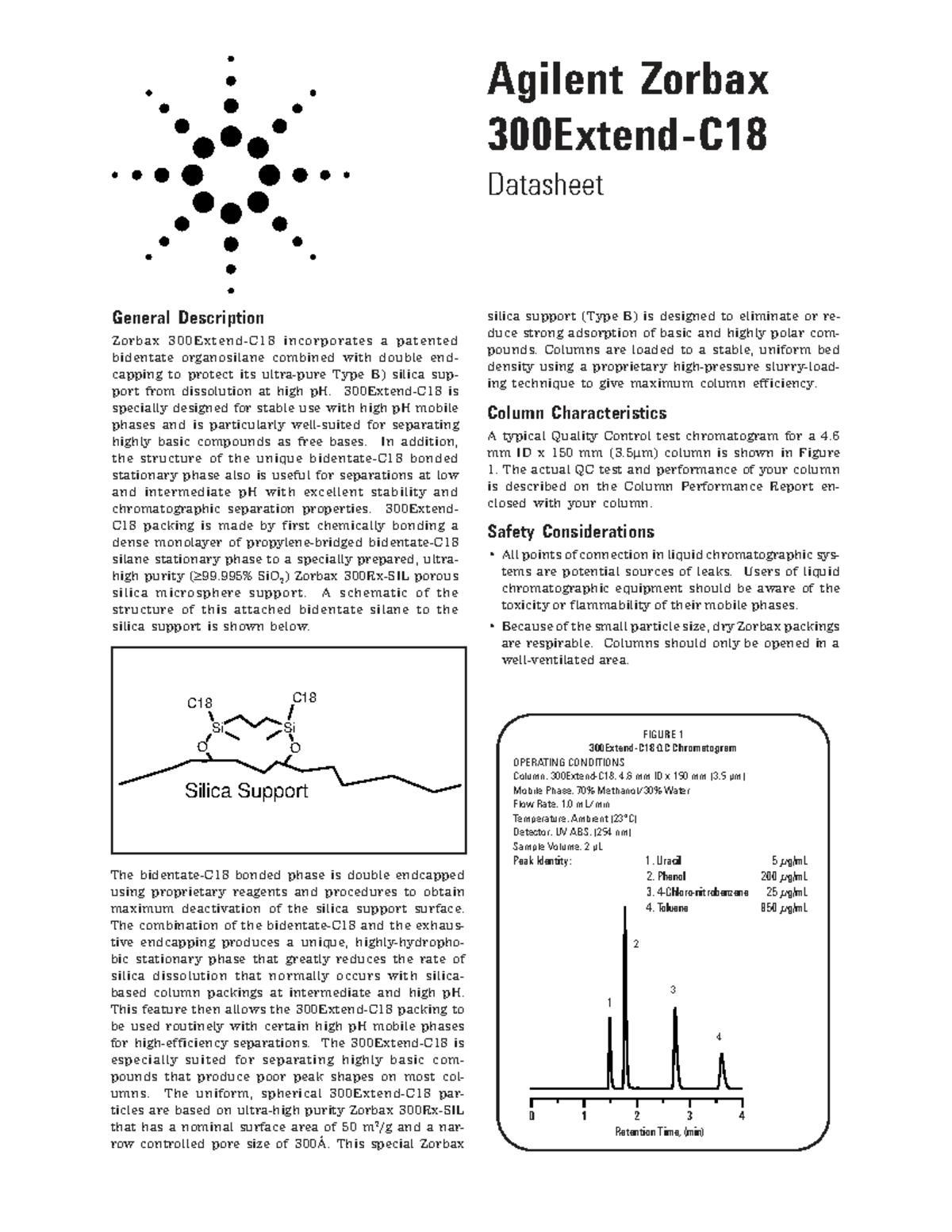 C18 Dal - Agilent Zorbax Column Datasheet Overview - Studocu