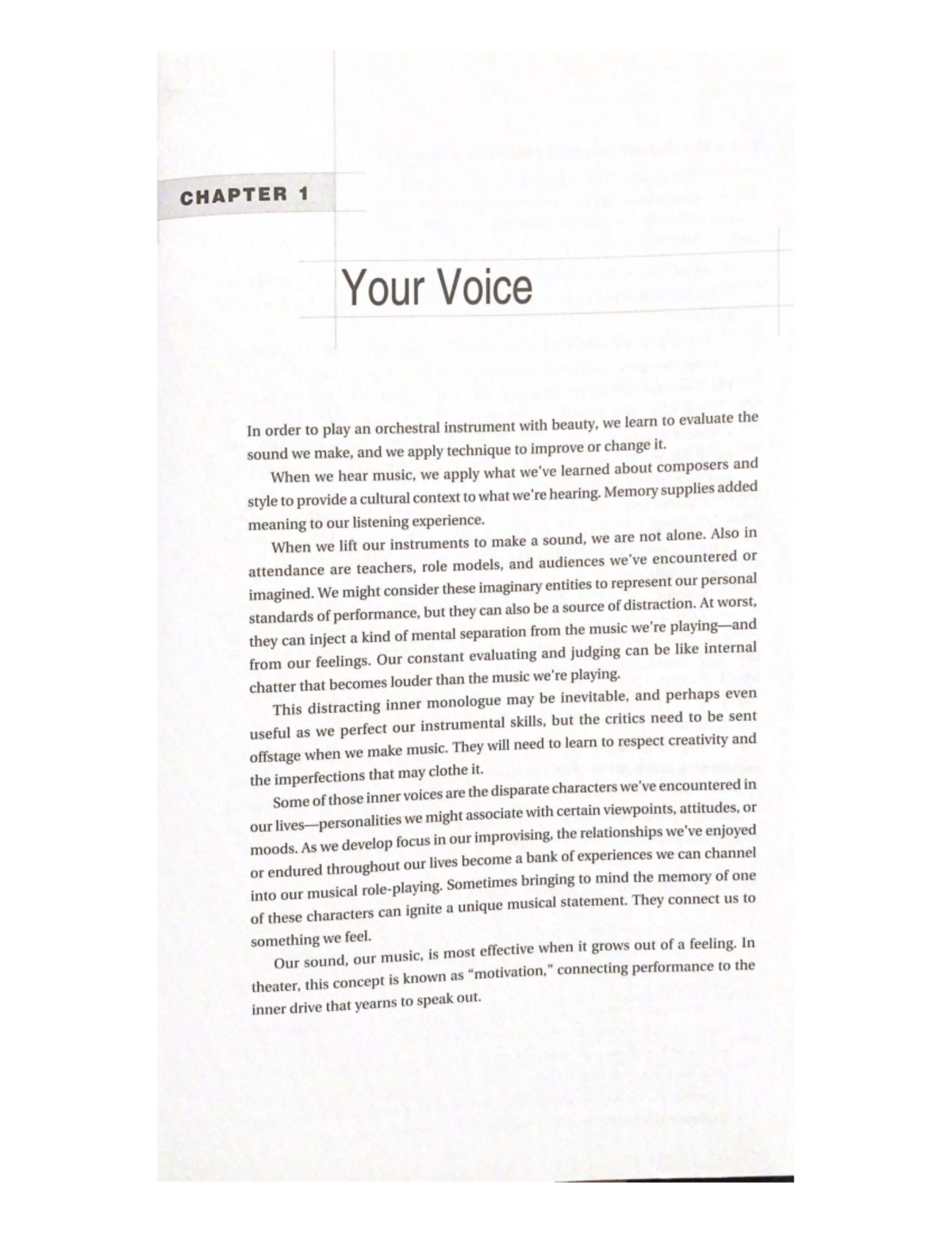 CHAPTER 1: Your Voice - Exploring Musical Expression and Technique ...