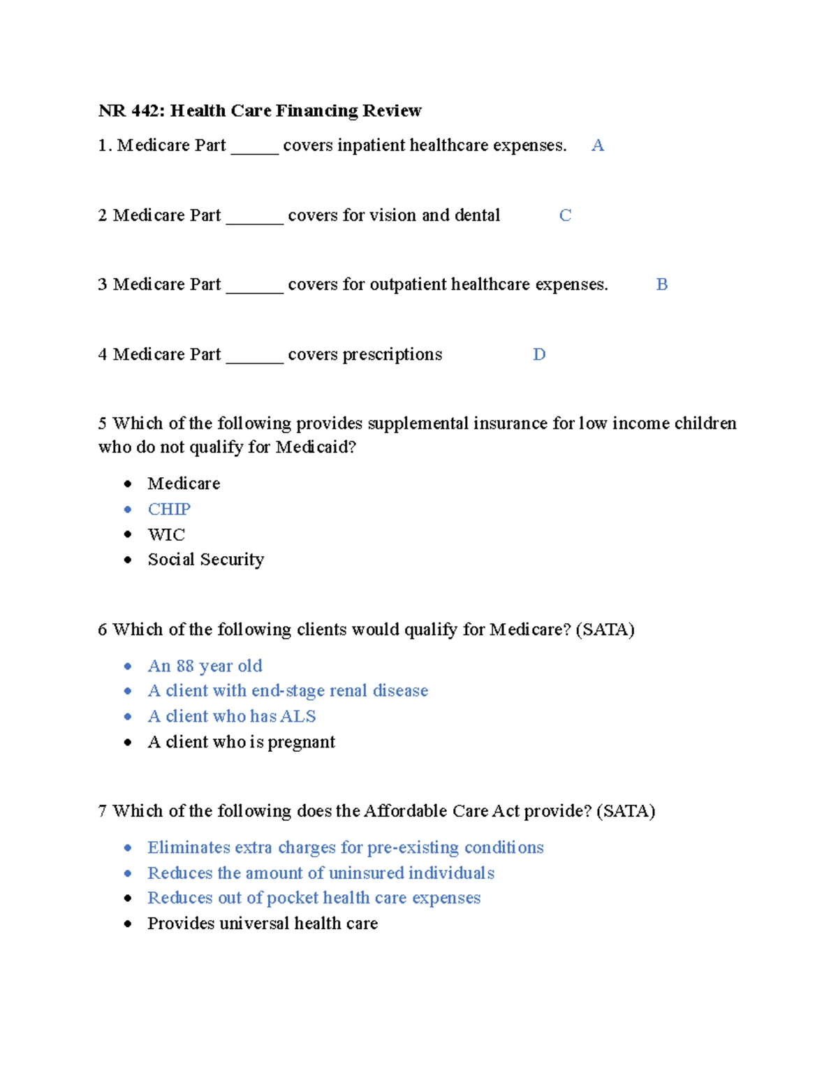 NIH Stroke Scale Group B Patients 1-6: Quick & Easy Guide - Studocu