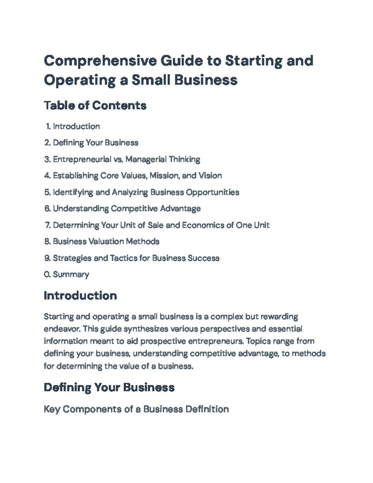 Comprehensive Small Business Startup Guide: Essential Strategies ...