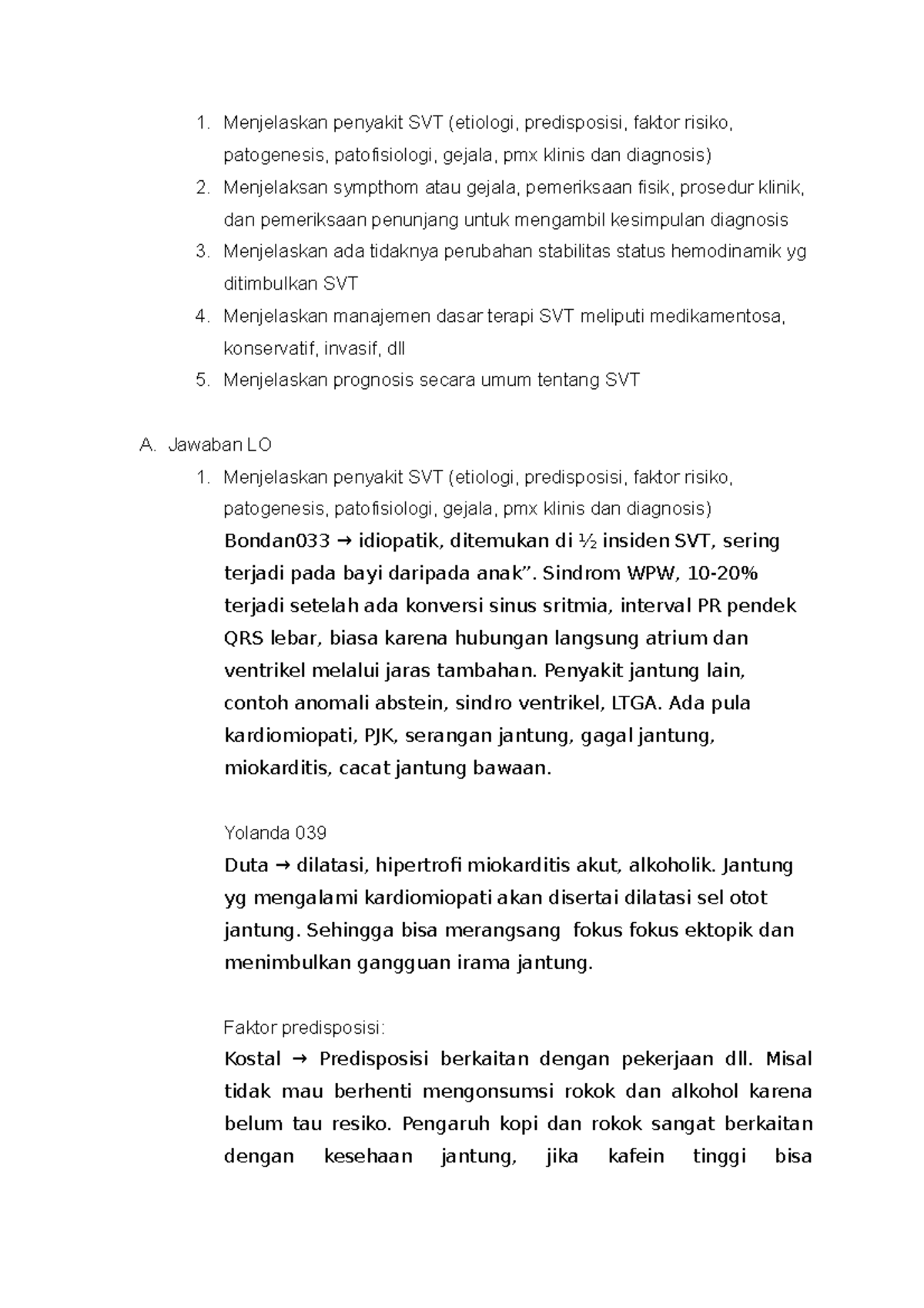 Revisi Refferat Penyakit Takikardia Supraventrikular (SVT) dan ...