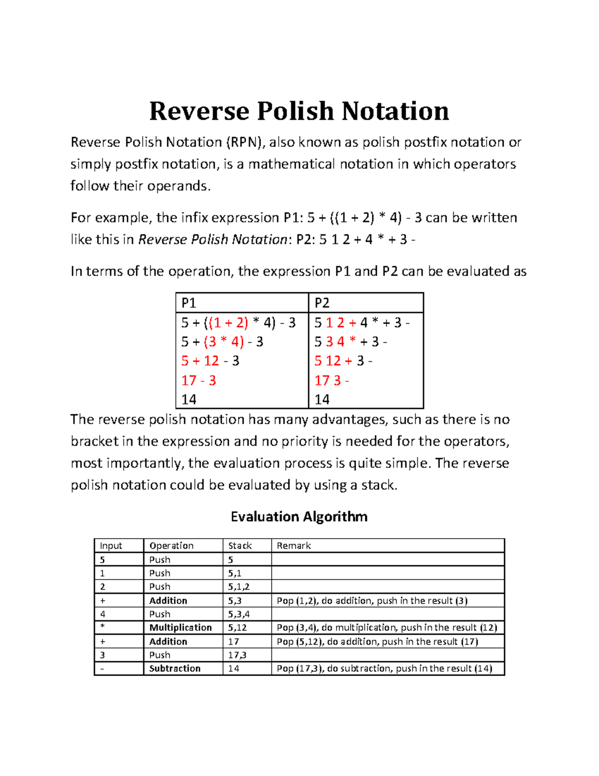 751 - OJ: Understanding Reverse Polish Notation (RPN) - Studocu