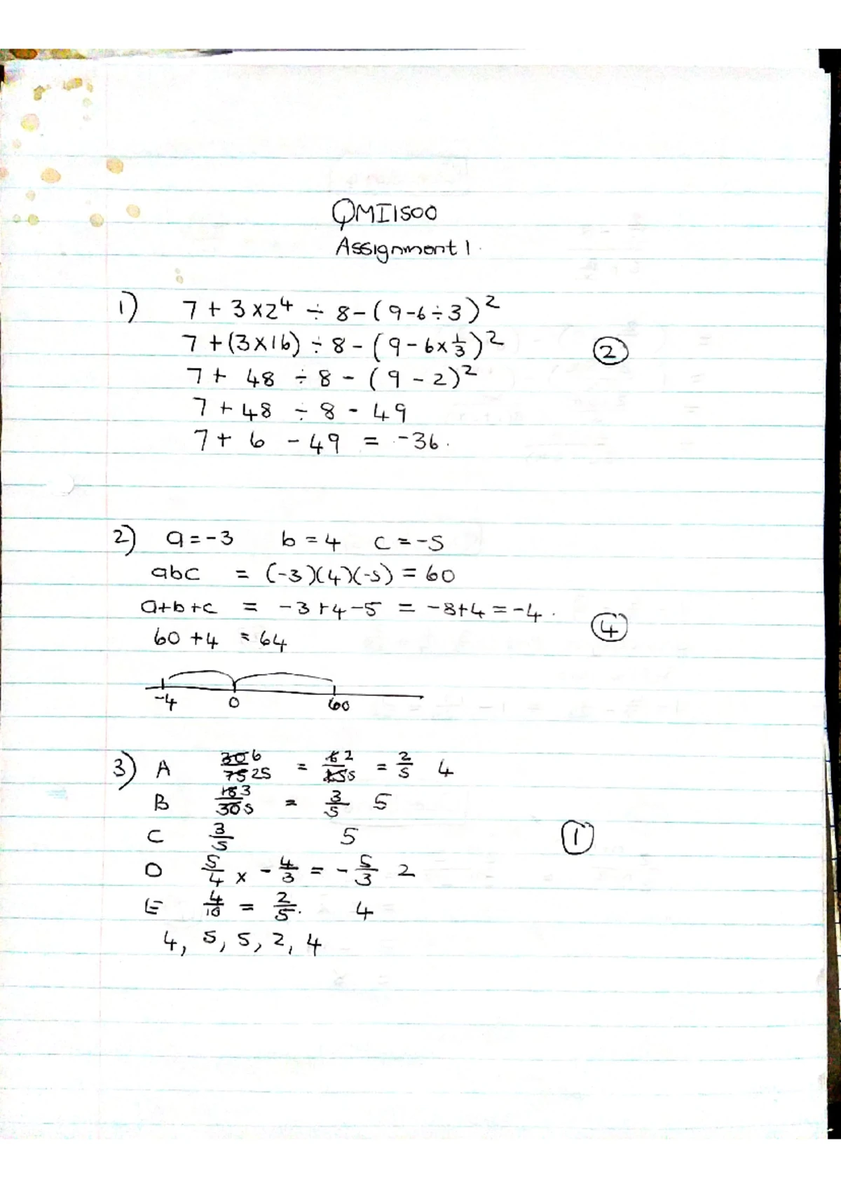 QMI1500 Assignment 02 Solutions Semester 1 2024 5vuyym - QMI1500 - QMI ...