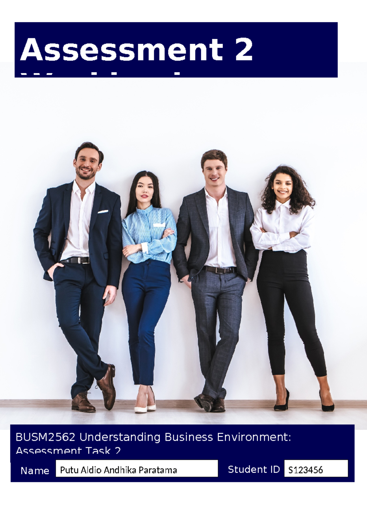 Assessment 2 Workbook BUSM2562: Understanding Business Environment ...
