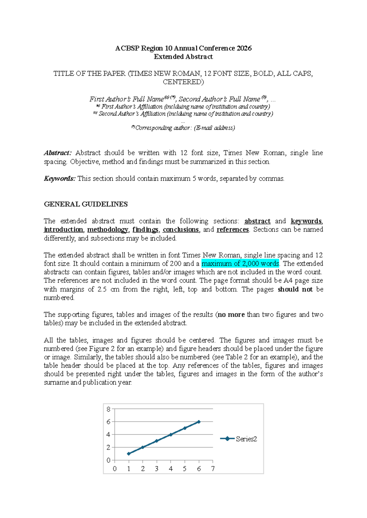ACBSP 10 - 2026 Annual Conference Extended Abstract Template - Studocu