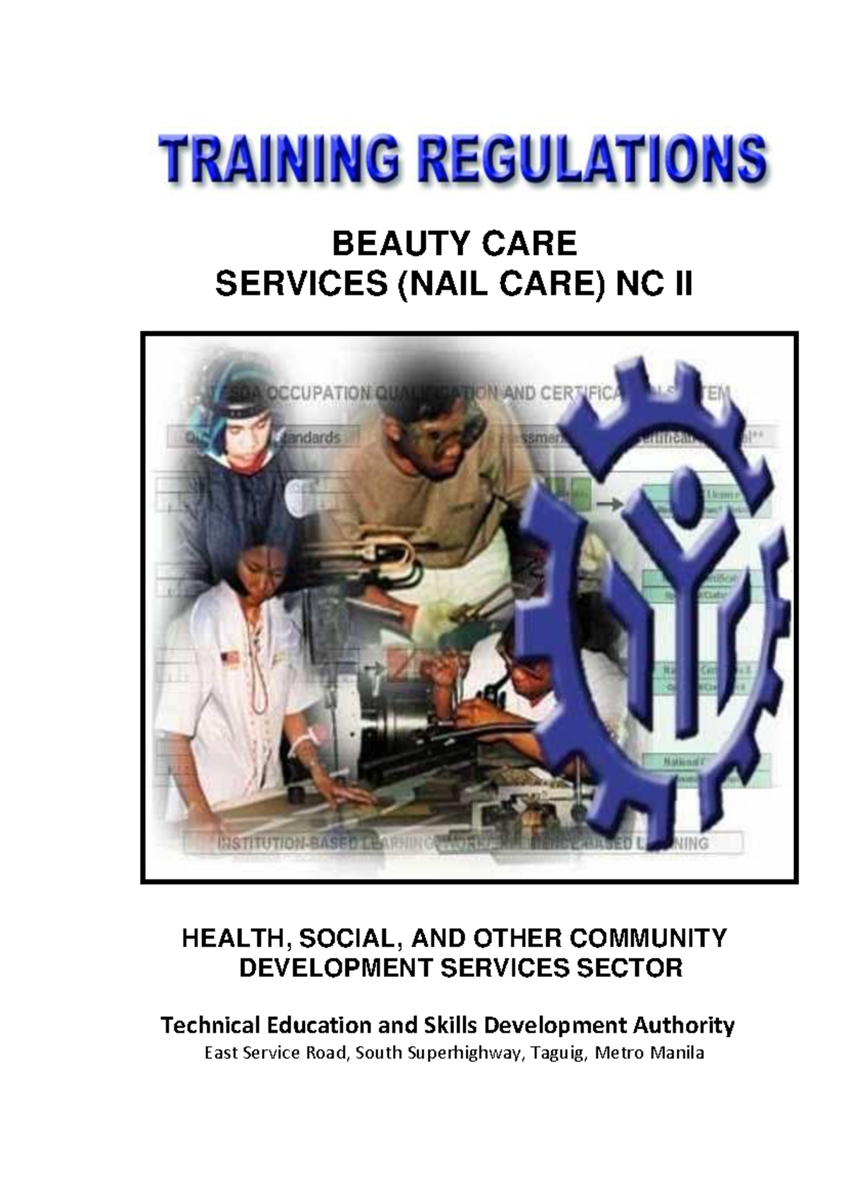 Training Regulations for Beauty Care Services (Nail Care) NC II - Studocu