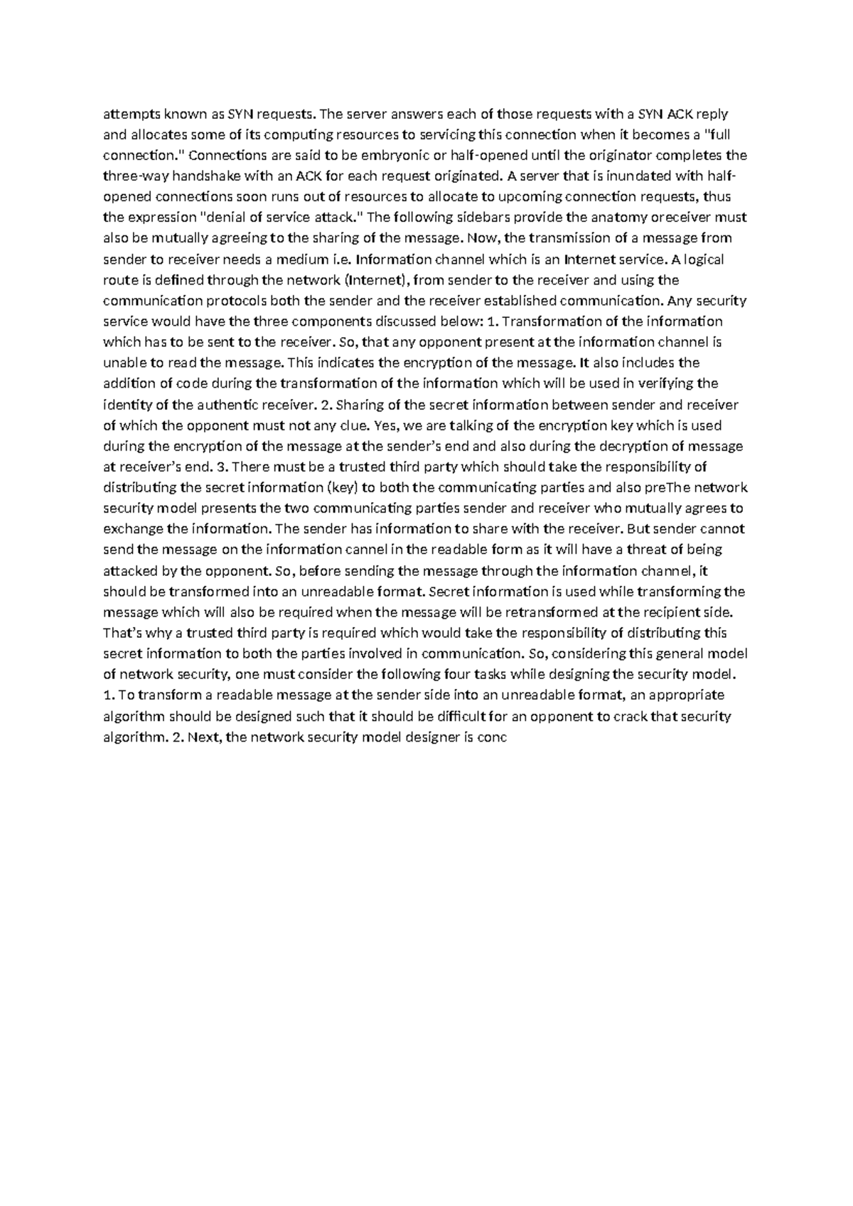 Network Security and SYN Requests: Understanding Connections and ...