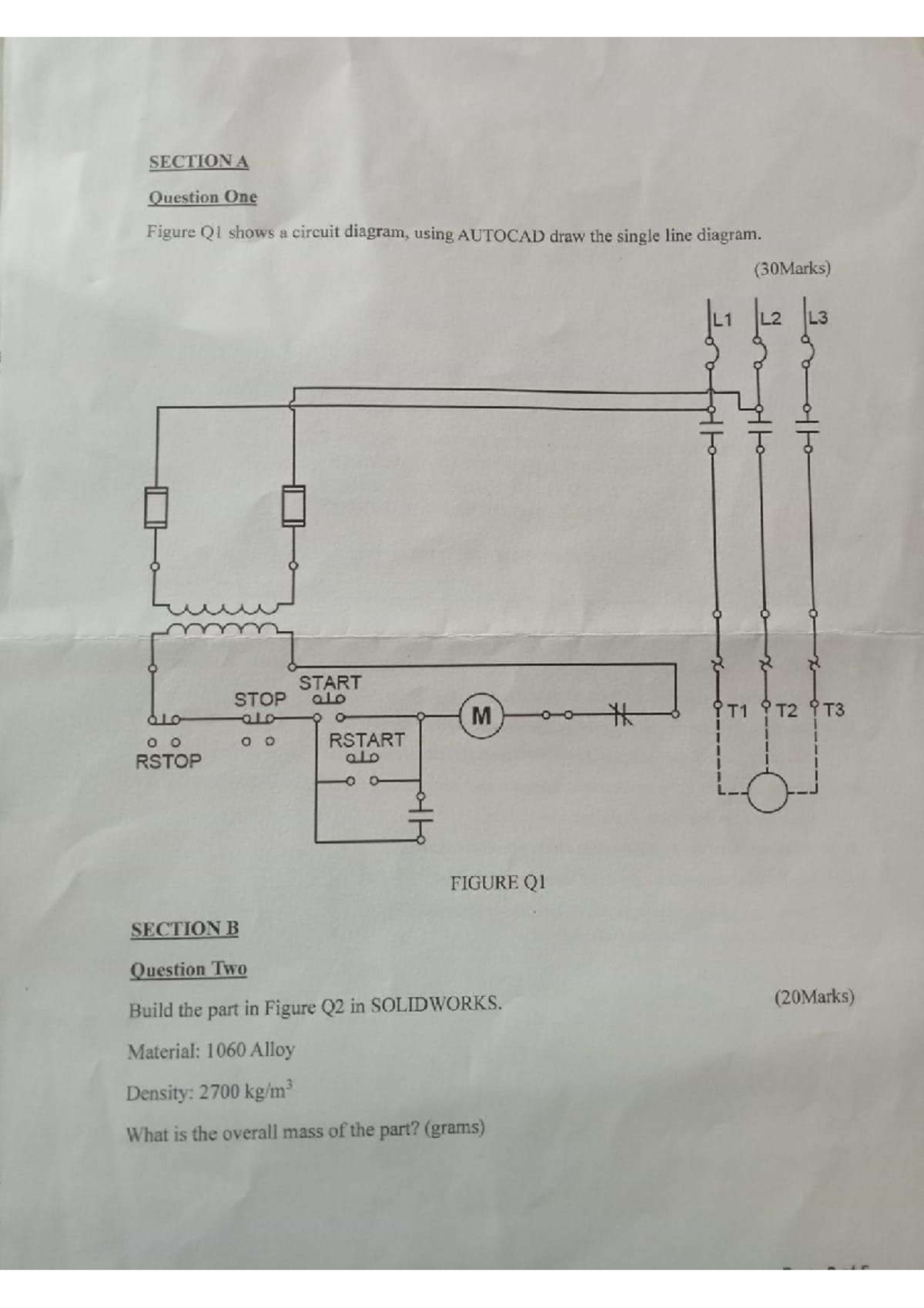 CAD - CAD EXAM - Bsc. Electrical and Electronic engineering - o s e S ...