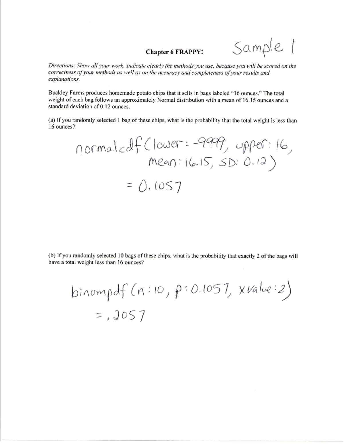 Chapter 6: Frappy Student Sample Analysis and Insights - Studocu