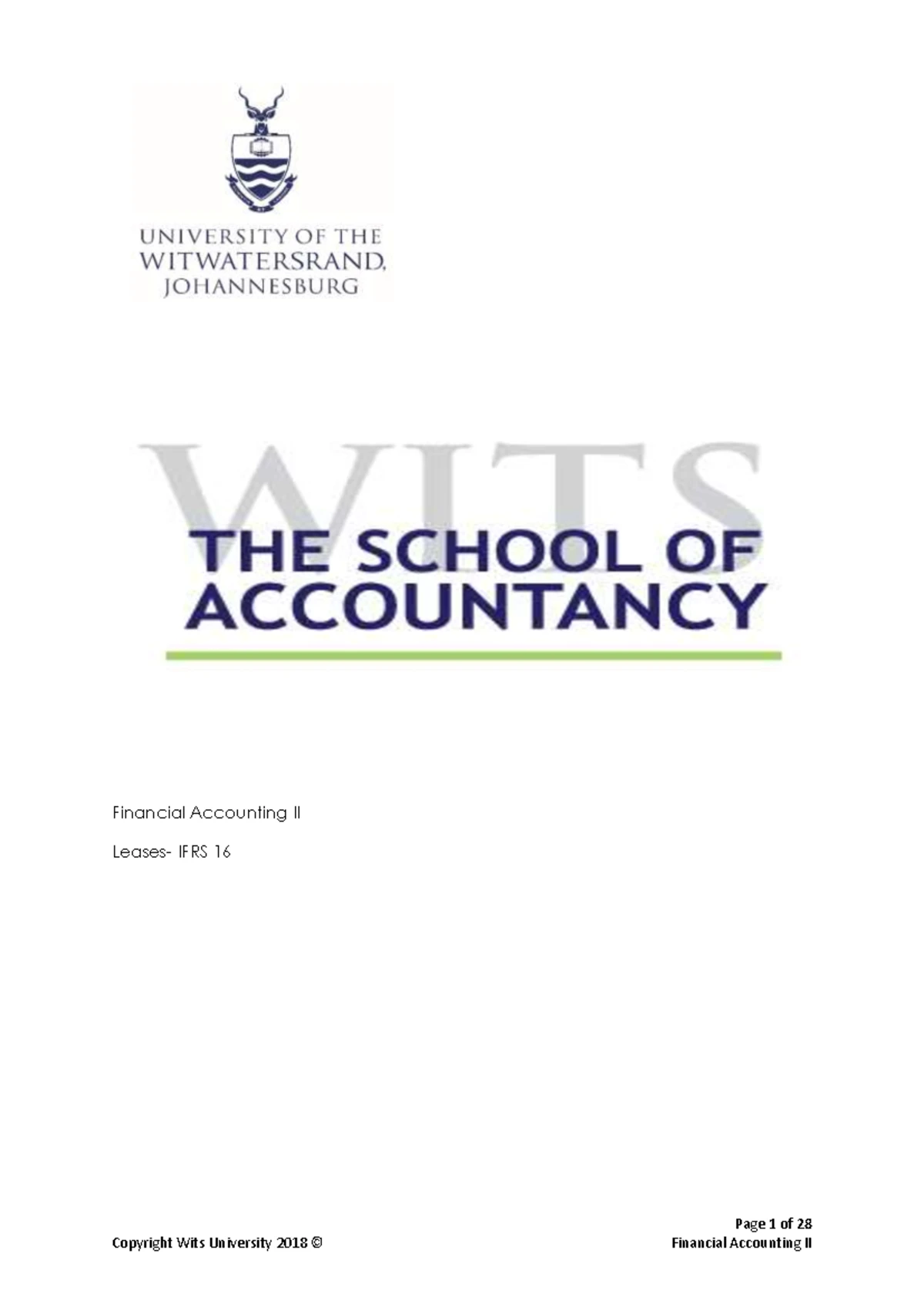 IFRS 16 Leases - Summary with examples - PDF - IFRS 7 Financial ...