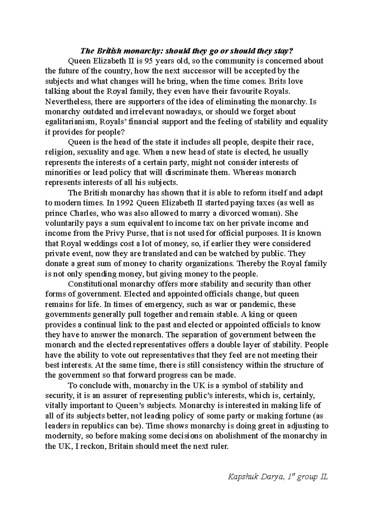The British Monarchy: Benefits, Challenges, and Future Considerations ...