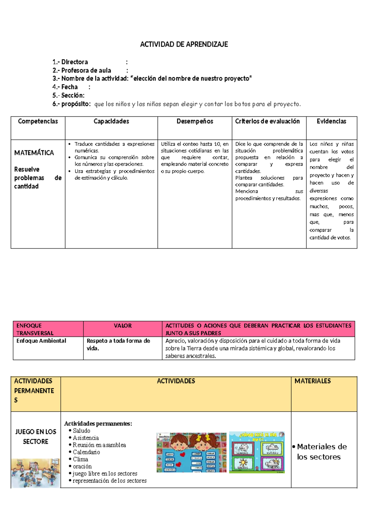 ACTIVIDAD DE APRENDIZAJE: Elección del Nombre del Proyecto 2 - Studocu