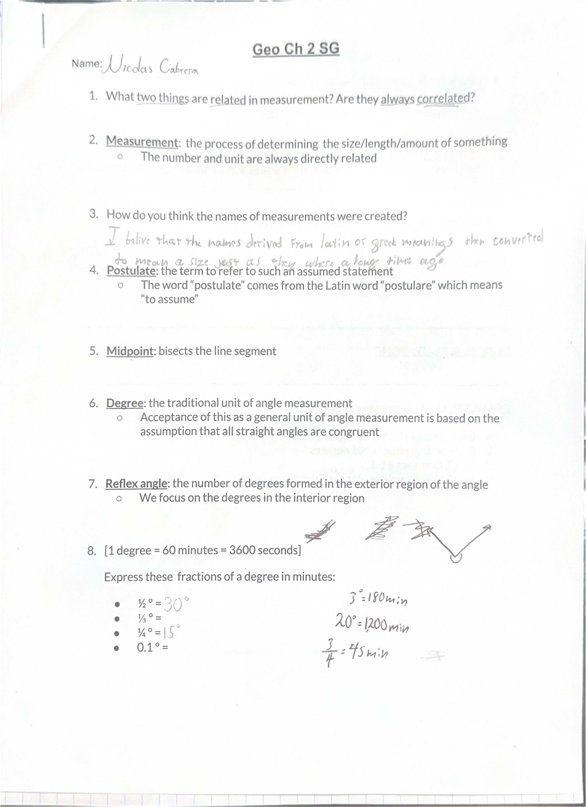 XYZ 101 Final Exam Study Guide: Geometry Chapter 2 Insights - Studocu