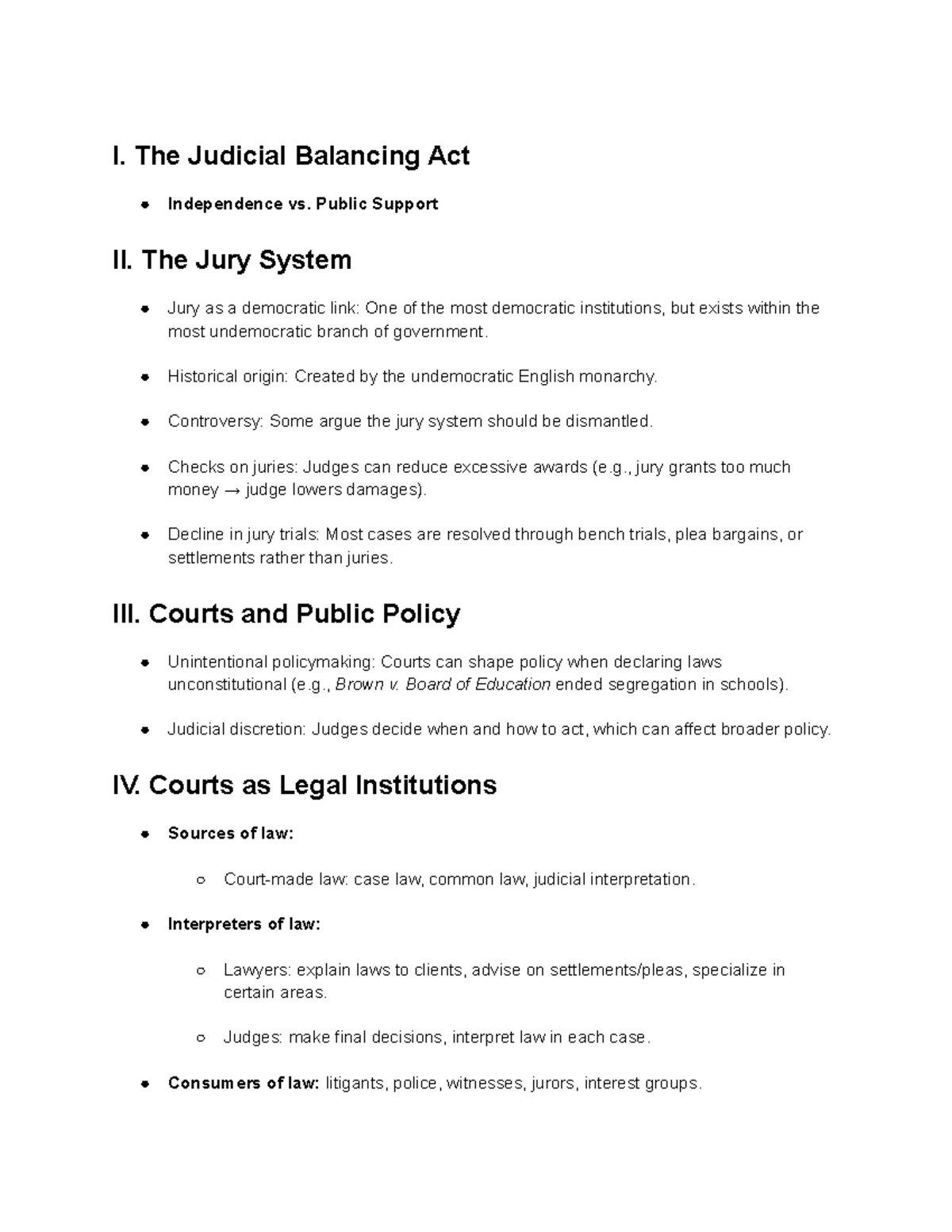 Legal Systems and Court Processes: A Comprehensive Overview (LAW 101 ...